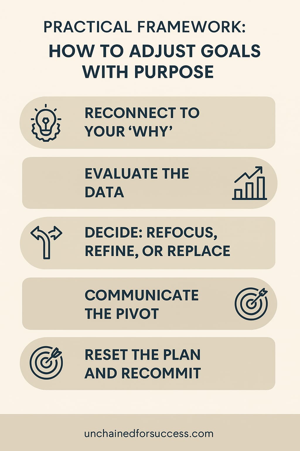 Adjust Goals with Purpose: Know When to Pivot